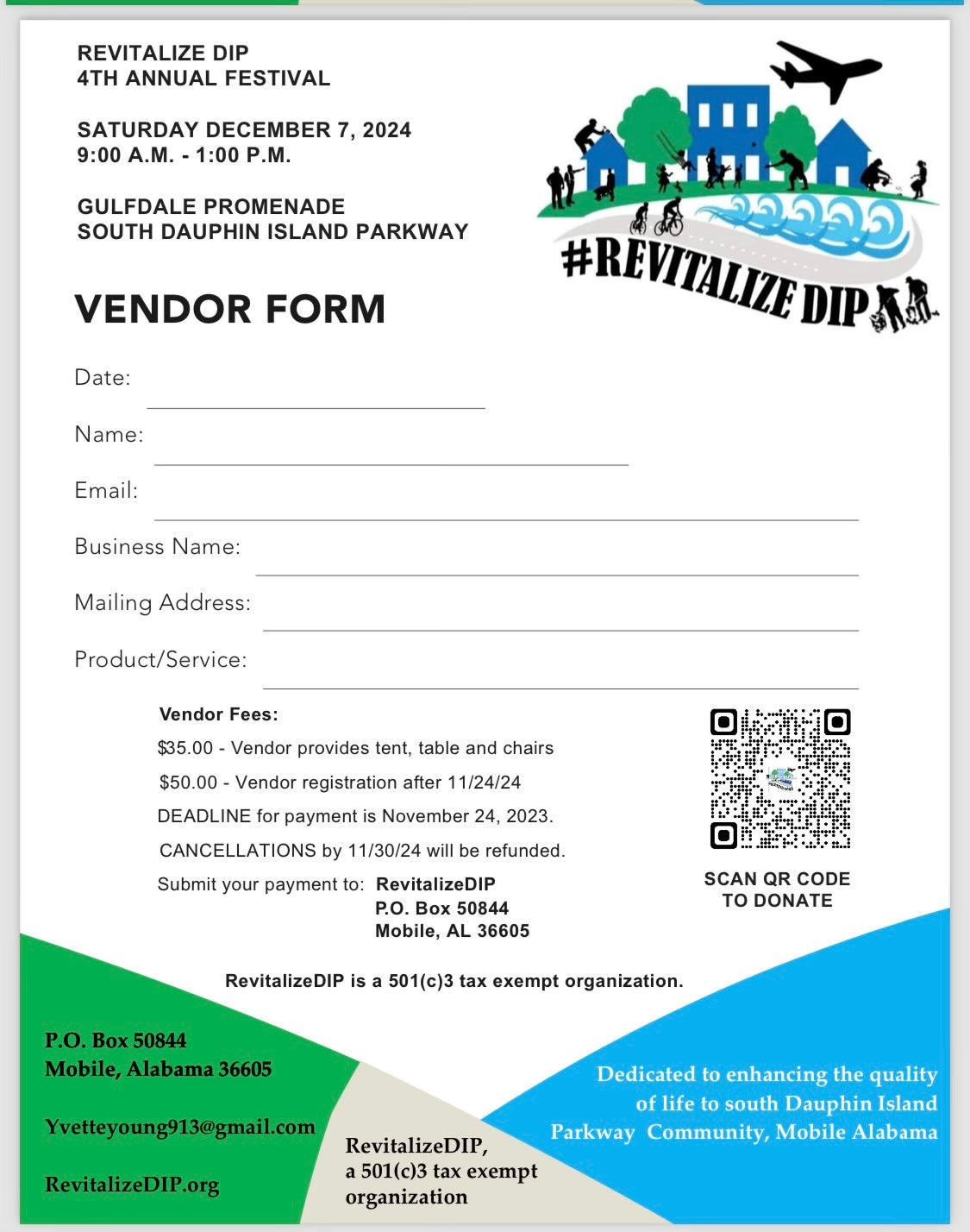 2024 Rev DIP Vendor Form | South Coast Specialties